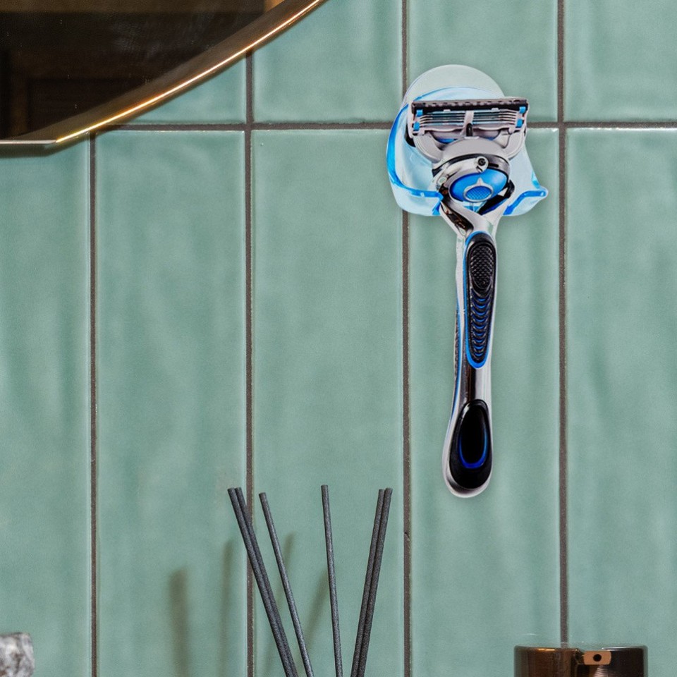 2 Pcs Suction Cup Razor Holder Shower Hanger For Wall Sucker | eBay