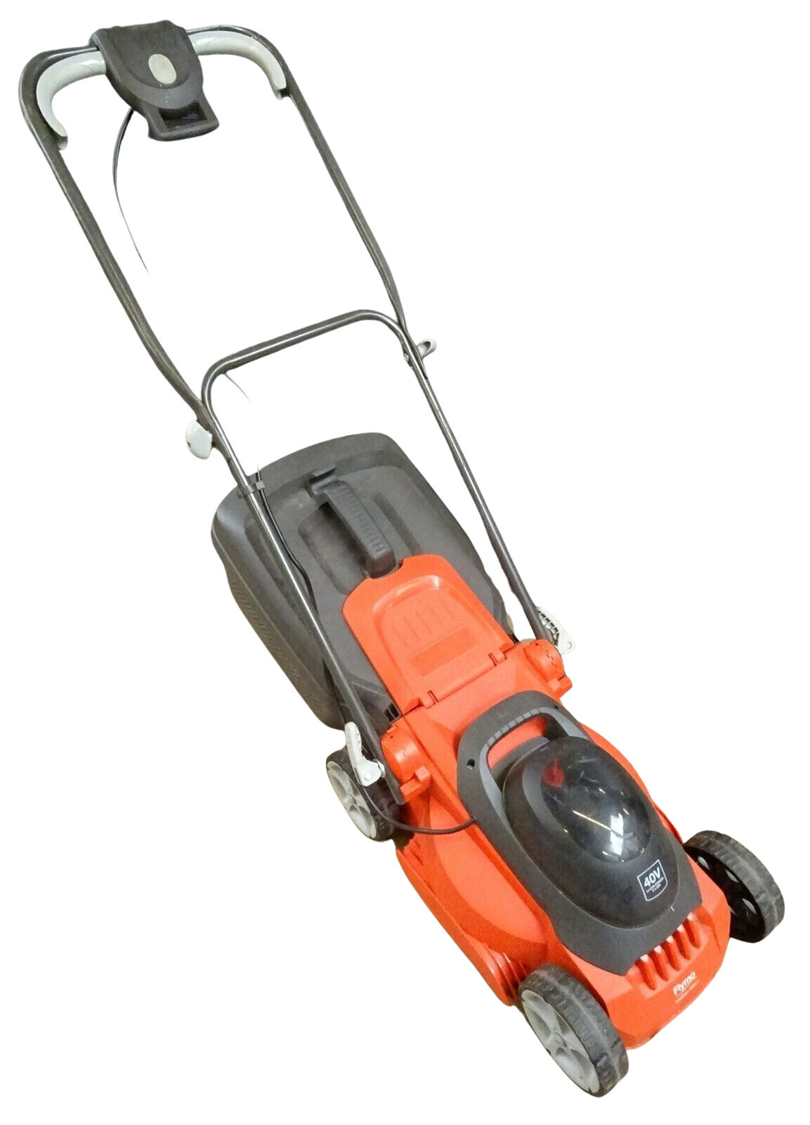 Flymo Cordless Battery Lawnmower (with Grass box, Battery and Charger ...