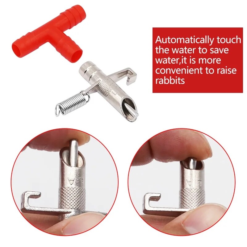 20Pcs Water Dispenser for Rabbits Automatic Water Feeder for Pets is ...