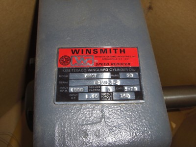 Motors & Transmissions - Winsmith