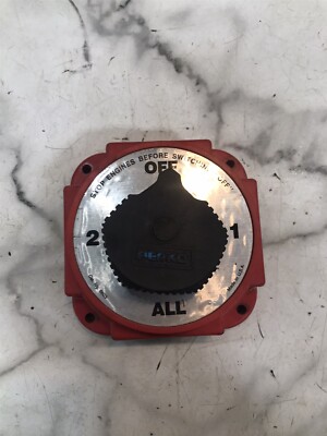 95 Baja 420 Boat Perko battery master selector switch heavy duty 380 ...