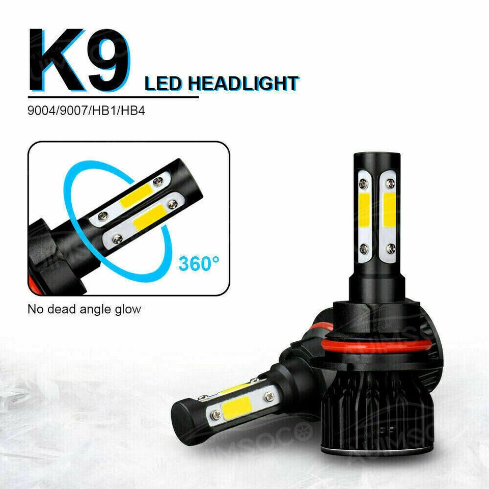 For Jeep Liberty 2002-2005 2006 2007 8000K LED Headlight Hi/Lo + Fog Light Bulbs | eBay