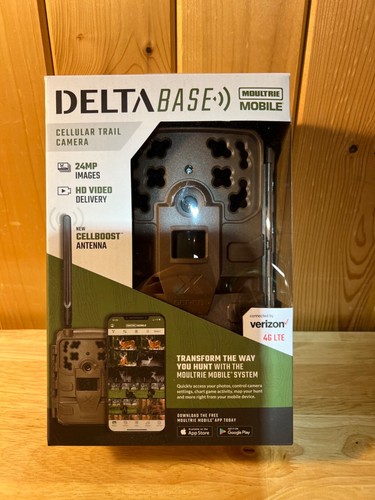 Moultrie 24MP Mobile Delta Base Cellular Verizon HD Trail Game Camera ...