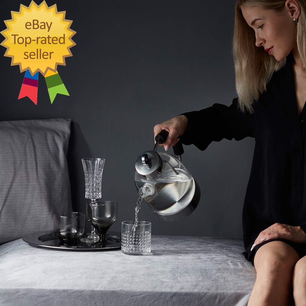 Electric Kettle, Glass Electric Tea Kettle Gifts for Men/Women/Family 1 ...