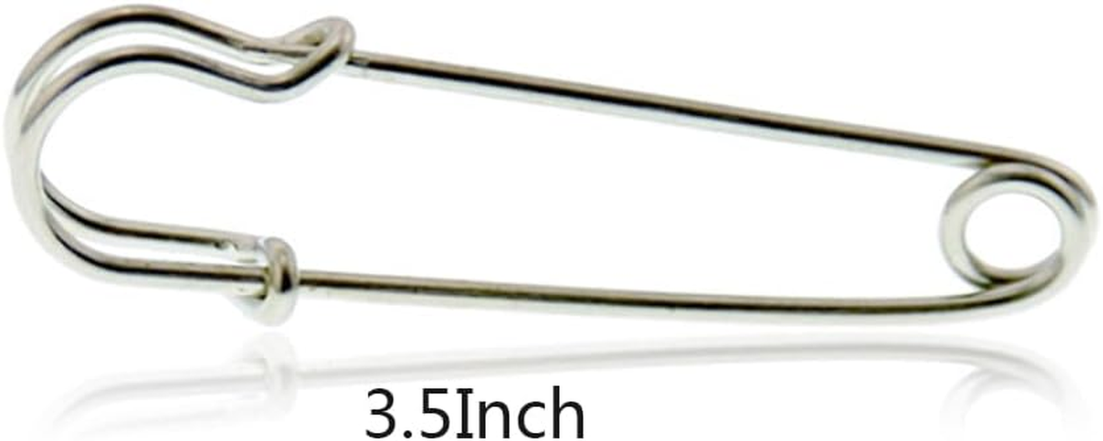 20PCS Metal Safty Pin Large Heavy Duty Safety Pins Metal Spring Lock ...