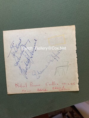 MICHAEL RENNIE signed autographed album page Day the Earth Stood still ...