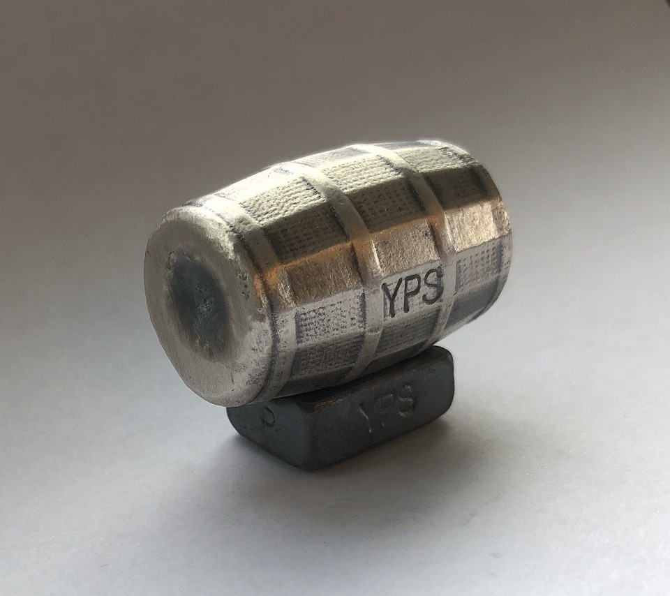 5oz YPS "Barrel" 999+ fine silver bullion bar "Yeager's Poured Silver ...