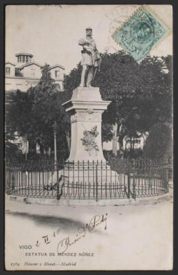 Pontevedra. Vigo. Statue Von Mendez Núñez | eBay