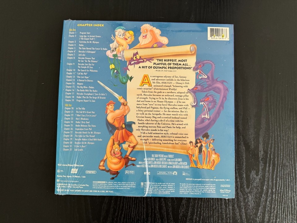 "Hercules" (Disney, 1997) Widescreen Laserdisc | eBay