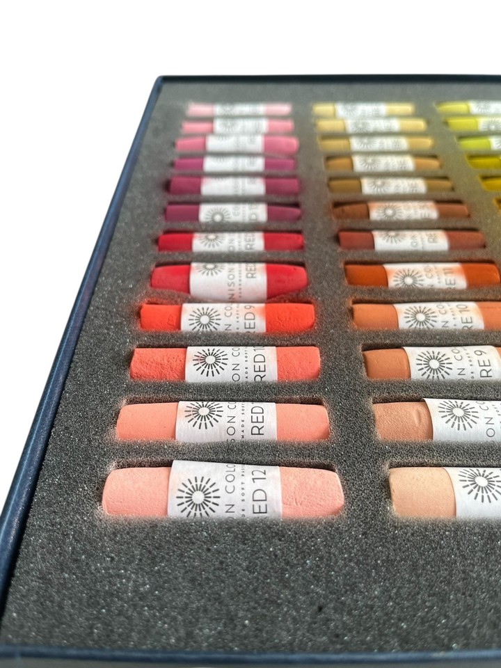 Unison Colour Handmade Soft Pastels 72 Stick Set Made In England Opened ...