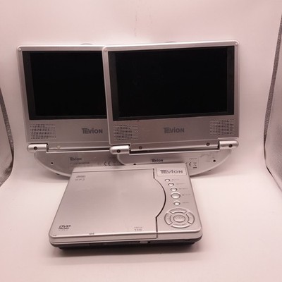 Tevion Portable DVD Player with 2 x 7" LCD Screen + Carrying Case ...