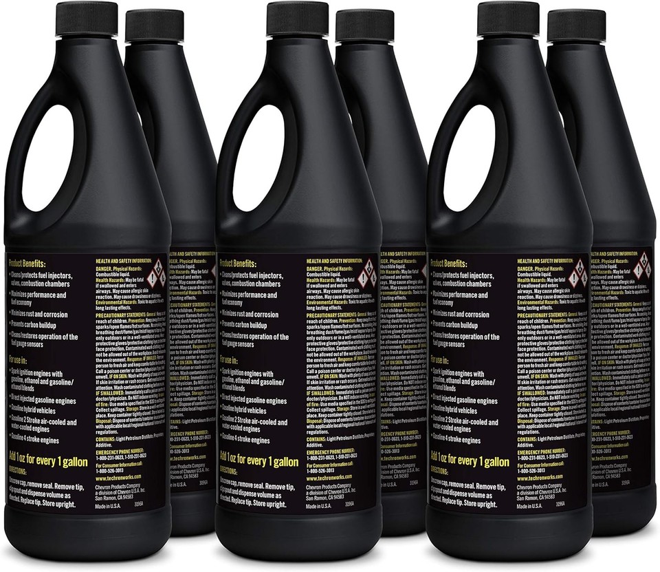 Chevron Techron Concentrate Plus Fuel System Cleaner 32 oz Pack of 6 | eBay