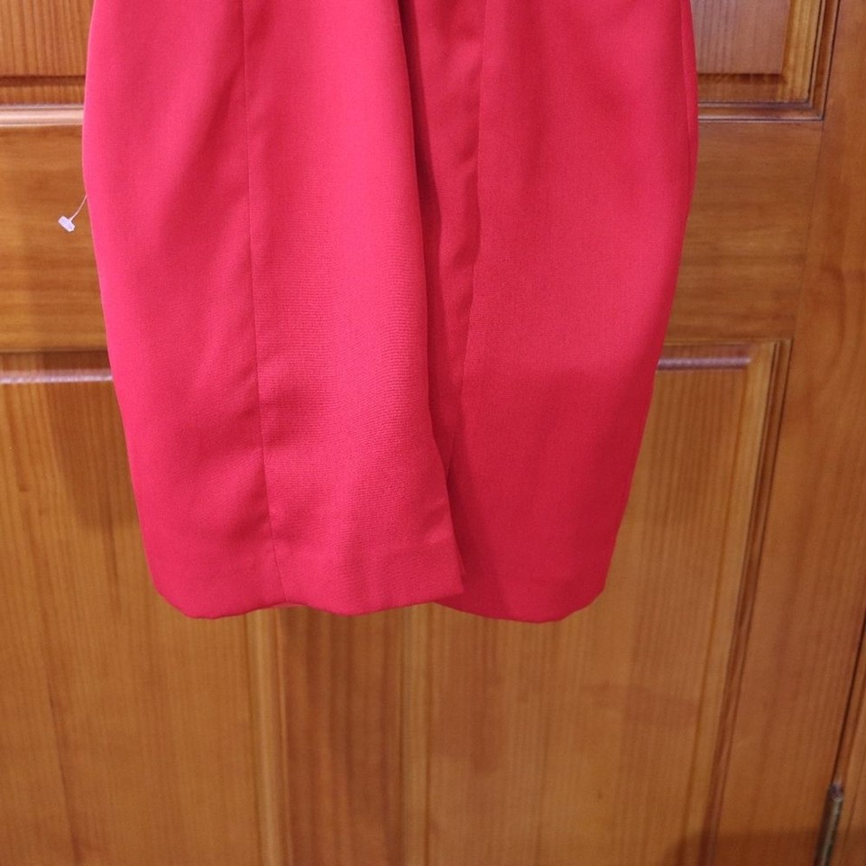 Andrea Polizzi Rex Lester Red Sheath Mini Dress Halter Strappy 90s 10 ...