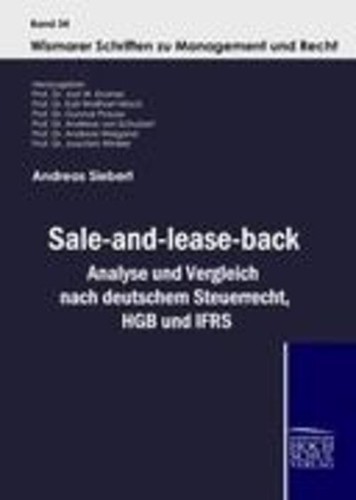 Andreas Siebert | Sale-and-lease-back | Buch | Deutsch (2010) | 172 S ...