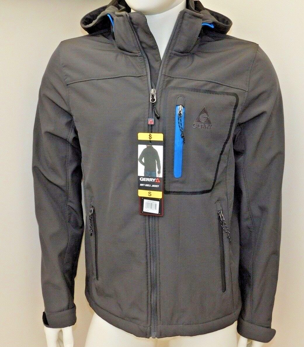 Gerry Men's Performance Hooded Soft Shell Jacket 3 sizes 3 colours BNWT ...