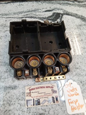 Wadsworth MAIN Fuse Pullout 8035 ,60 Amp 240V duplex Fuse Holder Base ...