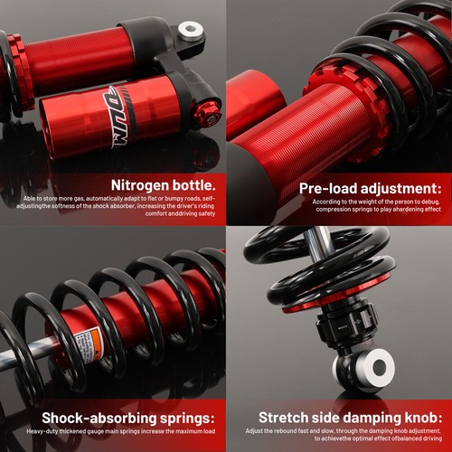 Front & Rear Air Shocks Absorbers For Polaris Ranger XP 570 1000 ...