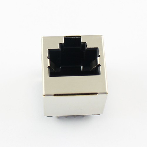 5Pcs Metal RJ45 5224 8P8C 8 Pin Shielded Mount Network Ethernet Socket ...