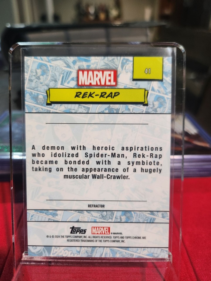 2024 Topps Chrome Marvel REK-RAP #41 REFRACTOR Rookie Card 1st ...