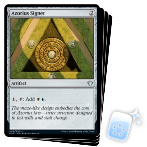 AZORIUS SIGNET X4 Commander 2020 Magic MTG MINT CARD | eBay