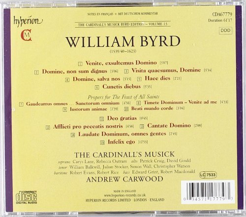 William Byrd : Infelix ego Andrew Carwood Hyperion CD NEW SEALED | eBay