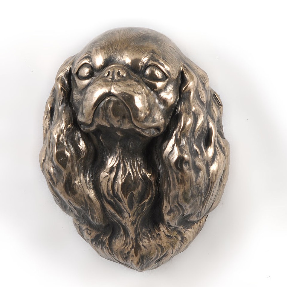 Cavalier King Charles, Statuette hanging on a wall, Bronze, Art Dog | eBay