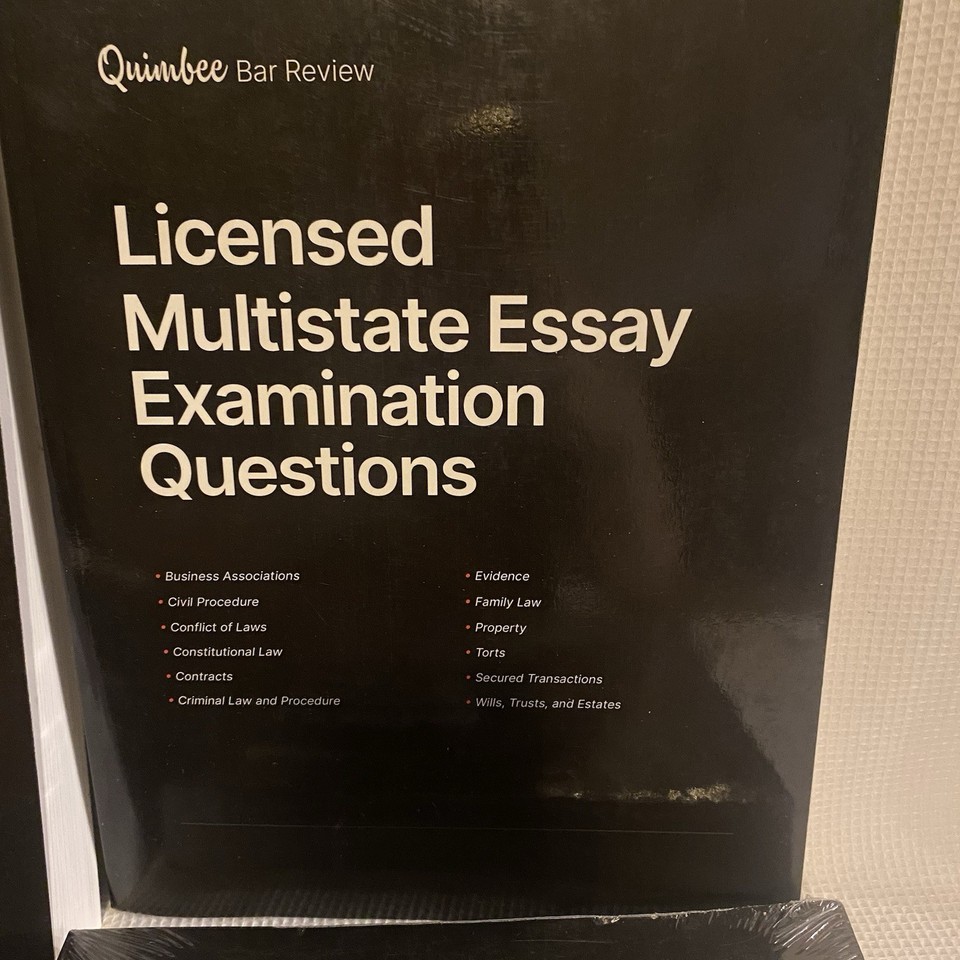 2023 2024 Quimbee Set of 4 Bar Review For The Multi State Bar Exam. | eBay