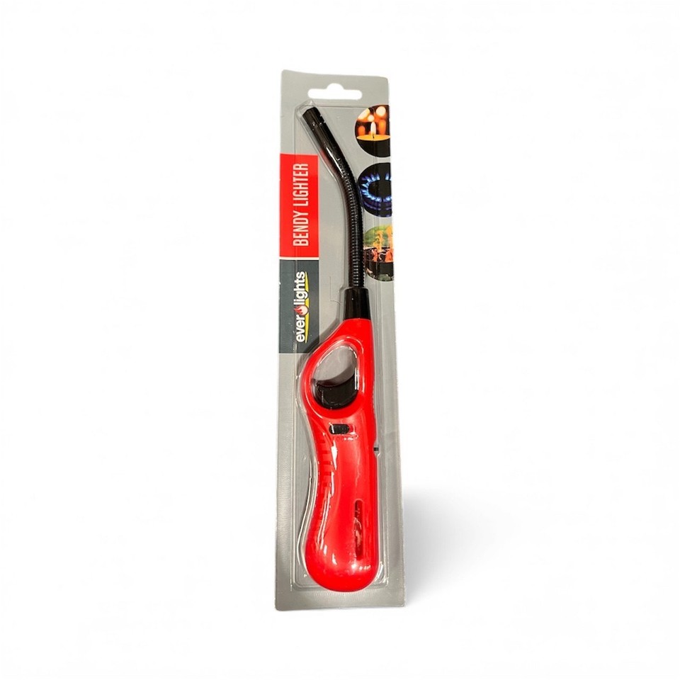 Bendy Flexible Gas Lighter BBQ Candle Kitchen, Home, Camping Refillable ...