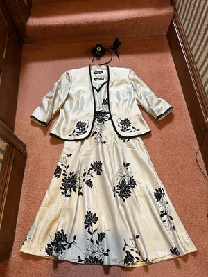 Jacques Vert Mother Of the Bride Outfit, Size 14-16; Dress, Jacket ...