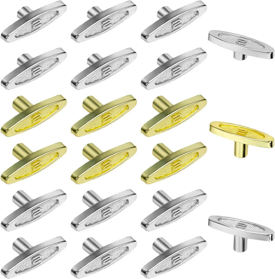 21 Pcs Metal Winder T-Bar Replacement Winding Keys - Including 7Pcs 8Mm ...