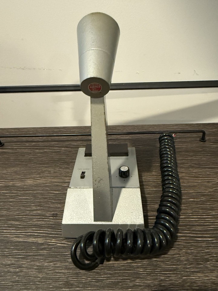 Vintage Turner Plus Three +3 Amplified Ceramic CB Desk Microphone ...