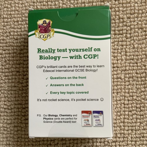 CGP GCSE Biology For Edexcel (Grade 9-1) Revision Question cards | eBay