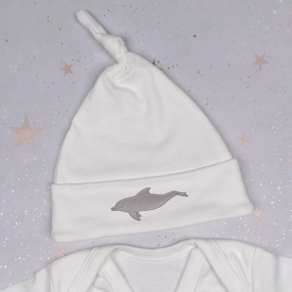 'Dolphin' Baby Beanie Hat (BH00008061) | eBay UK