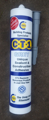C-Tec CT1 Sealant and Construction Adhesive - GREY, 290ml 5060209632117 ...
