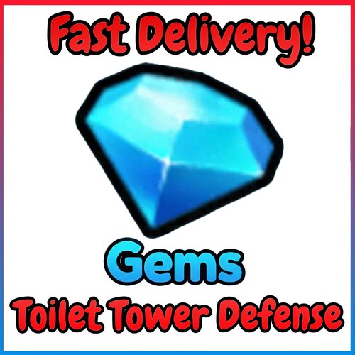 Toilet Tower Defense (TTD) Gems 💎 10K - 1M Diamonds - Cheap and Fast ...