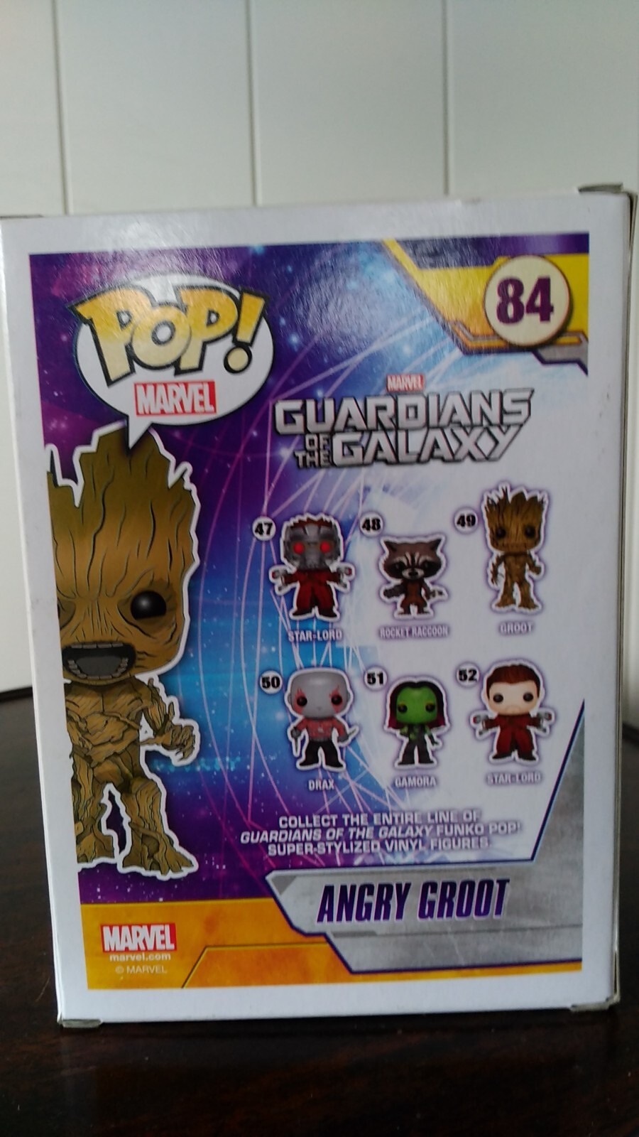 Animated Funko pop vinyl bobble Guardians of the Galaxy Angry Groot No ...