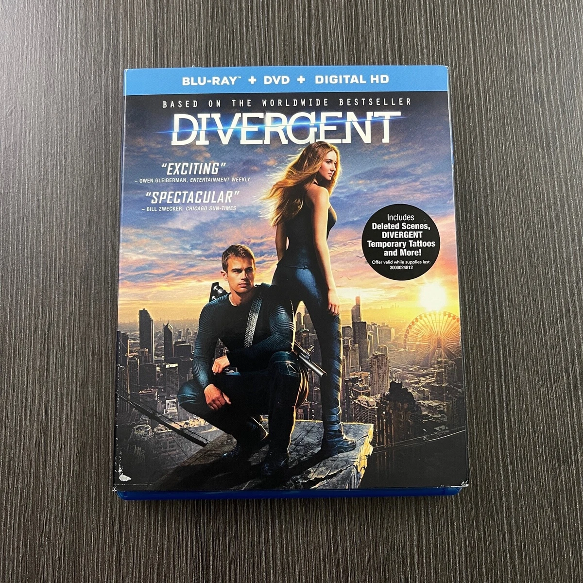 Divergent Bluray Cover