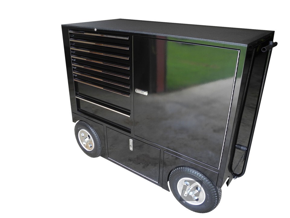 NEW RSR NASCAR Pit Box Pitbox Rolling Portable Racing Toolbox Cart Kart ...