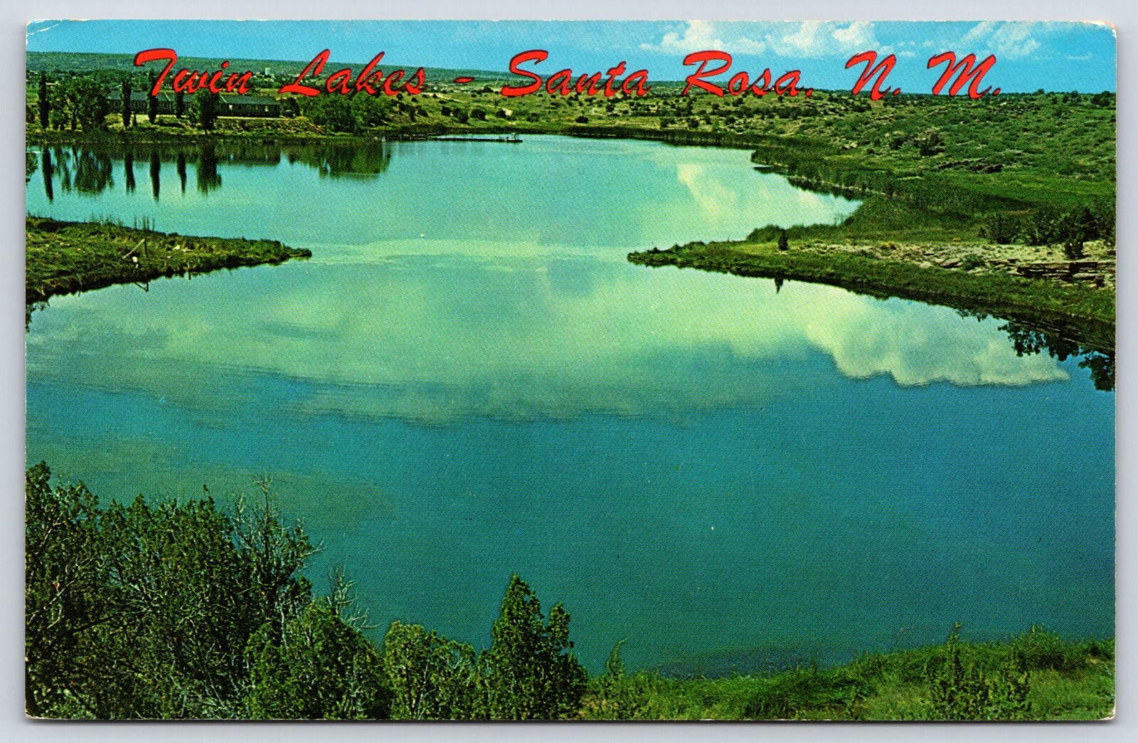 Twin Lakes New Mexico Santa Rosa Vintage Postcard | eBay