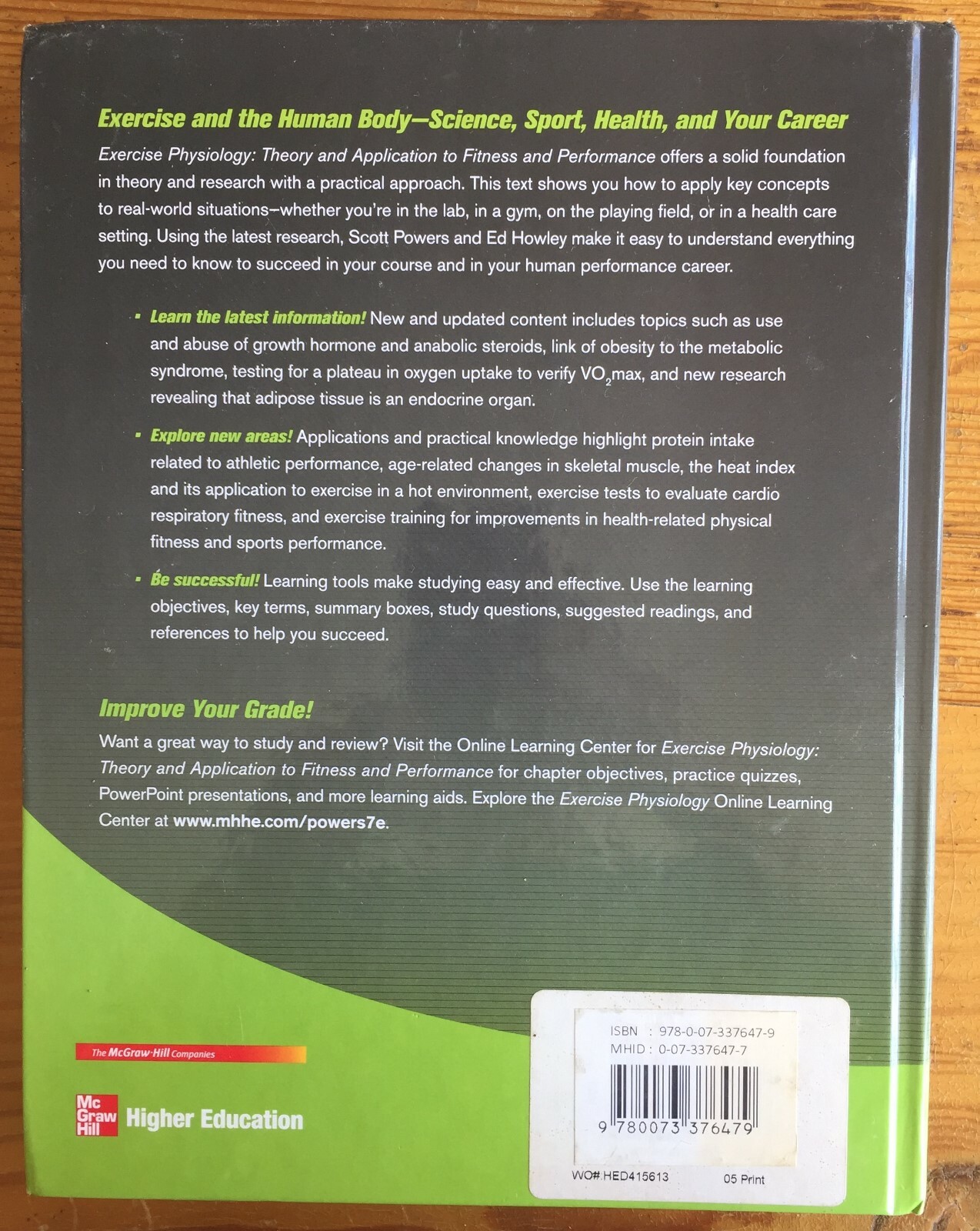 EXERCISE PHYSIOLOGY Theory & Application To Fitness & Performance ...