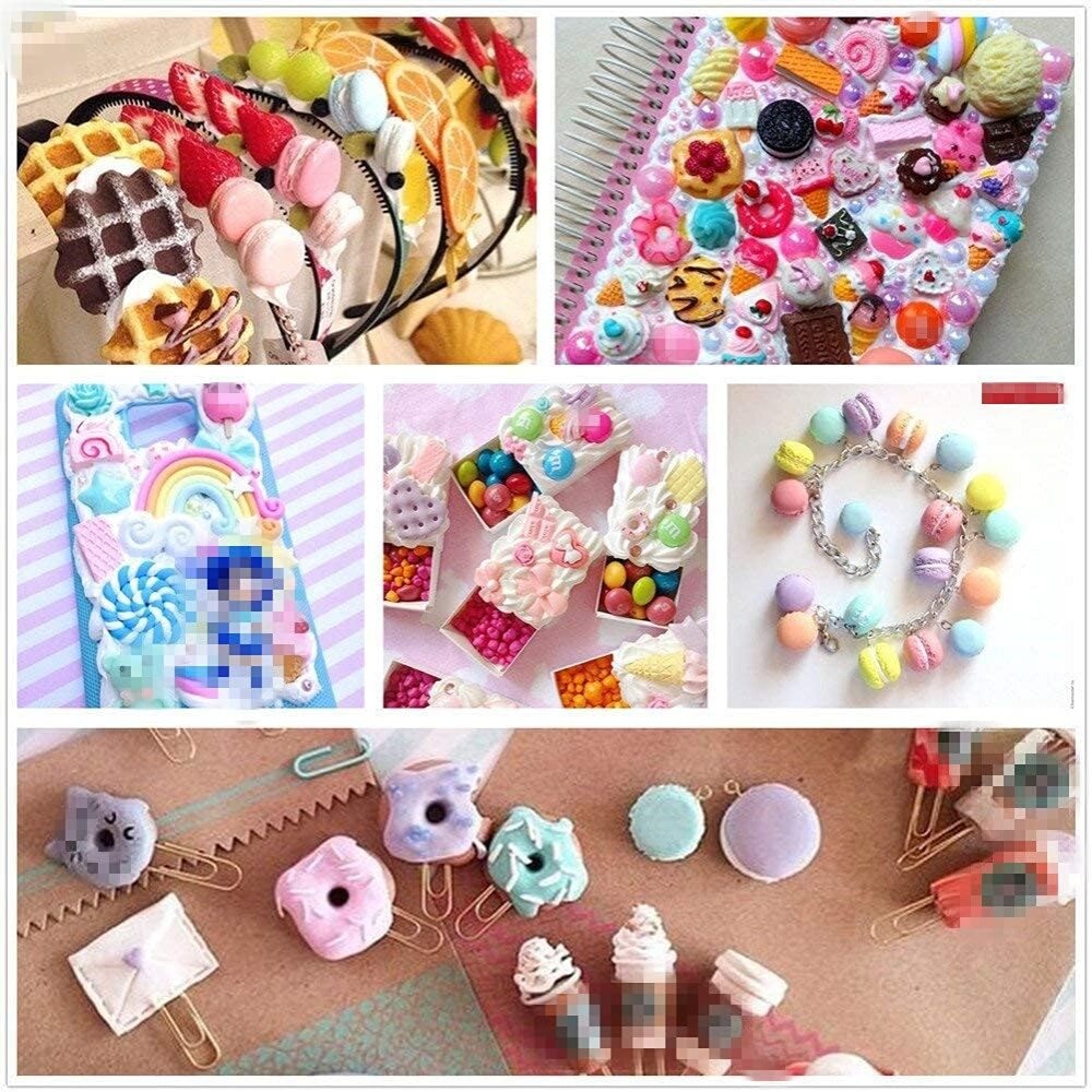 110Pcs Resin Mini Resin Donuts Charms 16mm Dessert Charms Necklaces | eBay