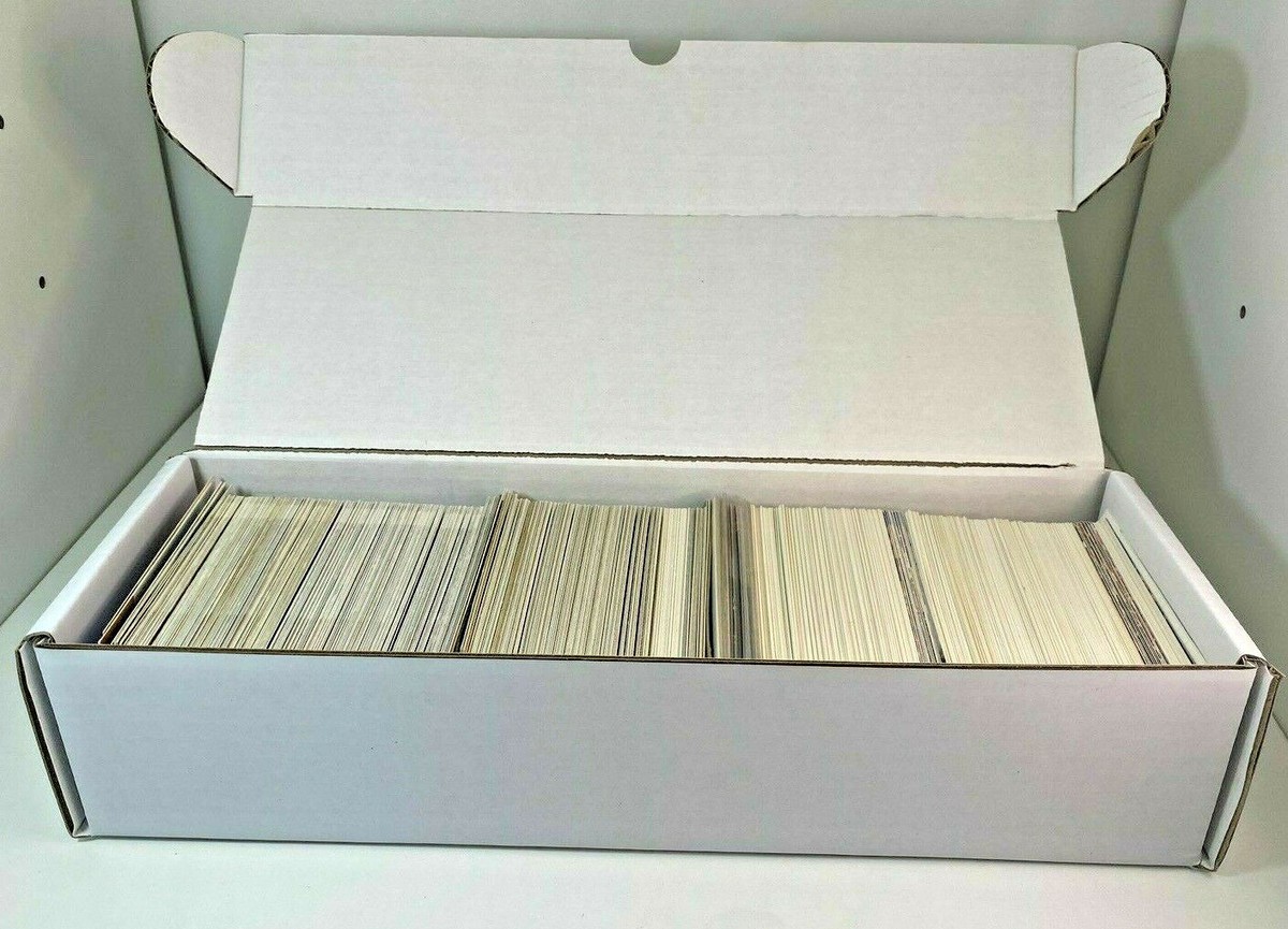 800 Count Cardboard Card Box 10 X 800 Count Trading Card Storage Boxes ...