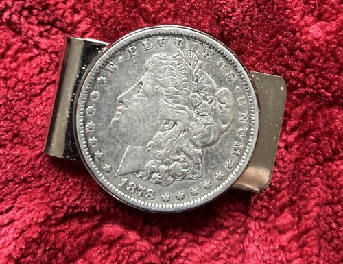 Vintage Las Vegas Howdy Podner Morgan Dollar Money Clip Souvenir | eBay