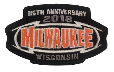 Milwaukee, WI 2018 Motorcycle Rally 115th Anniv. Biker Patch Iron/Sew ...