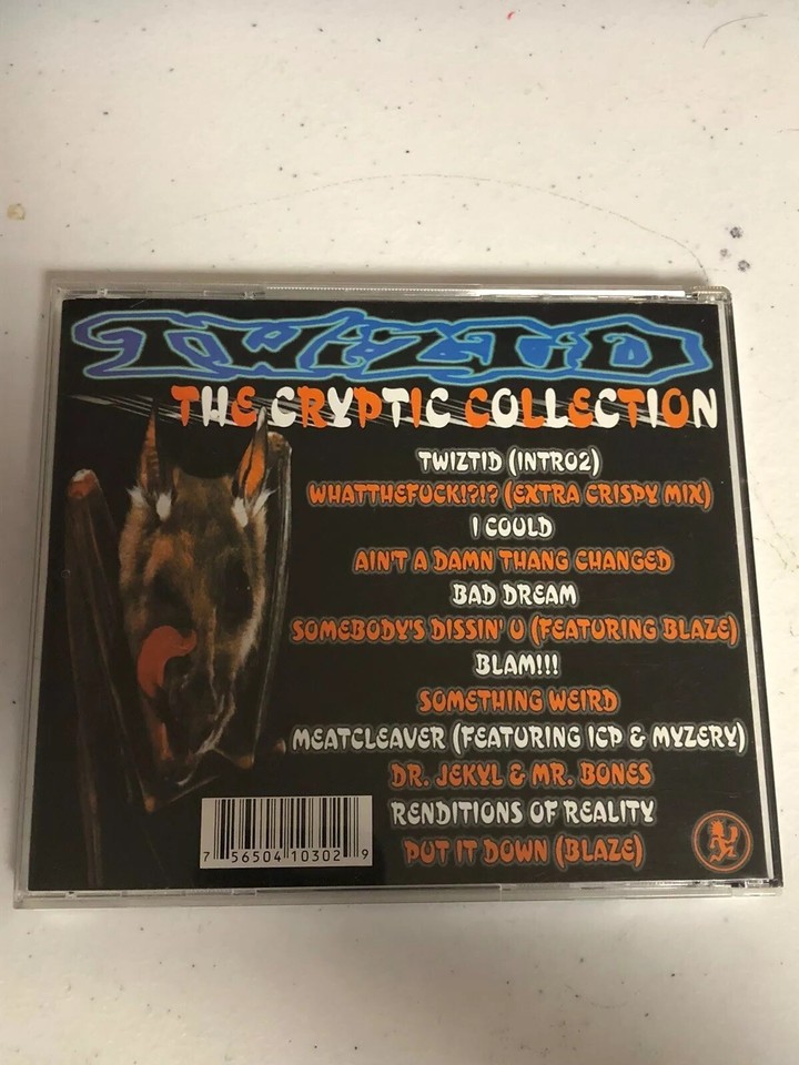 TWIZTID THE CRYPTIC COLLECTION RARE ORIGINAL CD OPENED BUT IN GREAT ...