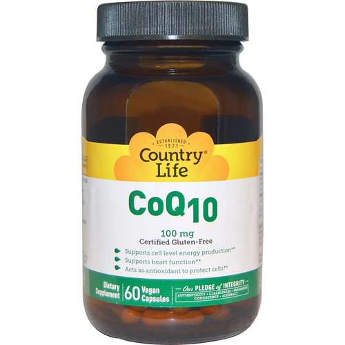 Country Life, Vegan CoQ10, 100 mg, 60 Vegan Capsules | eBay Australia