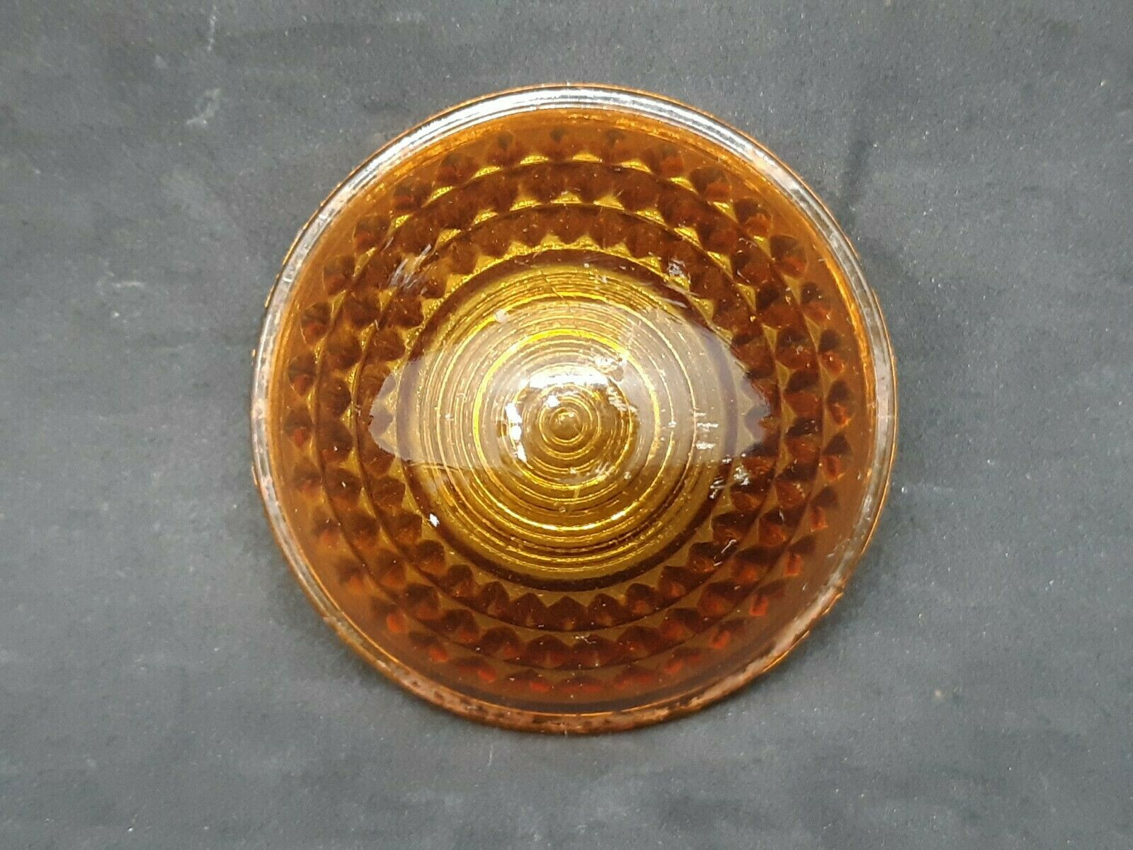 Do Ray Lamp Co Amber Glass Beehive Automotive Lens BL 25 DC | eBay