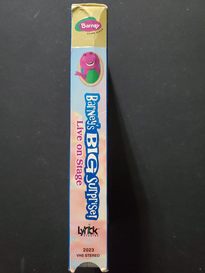 Barney - Barney's Big Surprise: Live On Stage (VHS, 1998, Classic ...