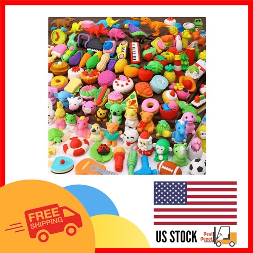 150 Fun Animal Theme Erasers - Perfect for Birthday Parties & Classroom ...