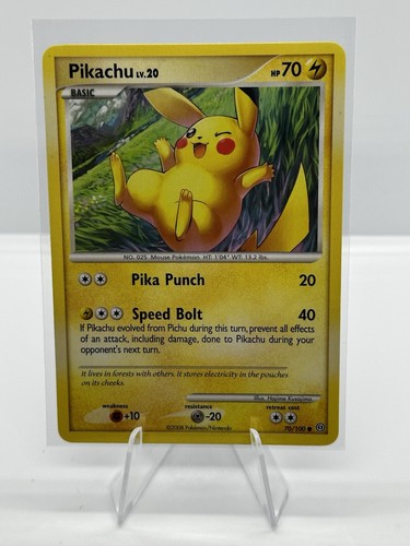 Pikachu 70/100 Common Pokemon Stormfront MP | eBay